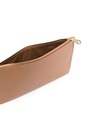Il Bisonte Embossed-logo Detail Wallet - Neutrals