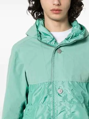 Stone Island Lightweight Hooded Jacket - Green