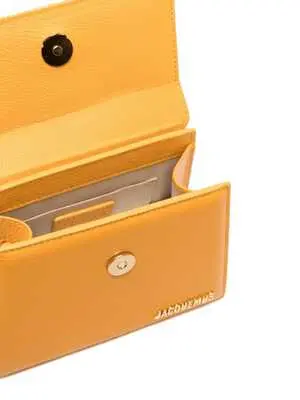 Jacquemus Le Chiquito Noeud Leather Tote Bag - Orange