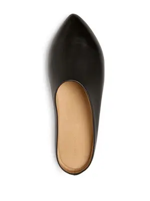 Marsèll Pointed-toe Leather Mules - Black