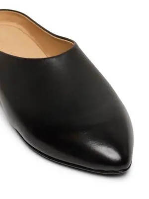 Marsèll Pointed-toe Leather Mules - Black