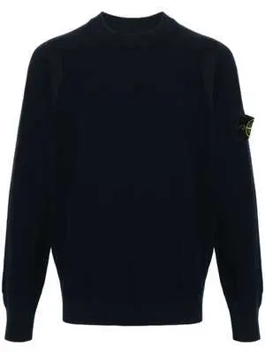 Stone Island Compass-badge Cotton Jumper