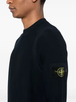 Stone Island Compass-badge Cotton Jumper