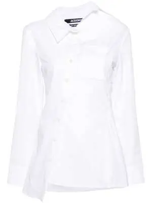 Jacquemus La Chemise Pablo Cotton Shirt - White