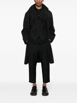 Yohji Yamamoto Patterned Jacquard Waistcoat