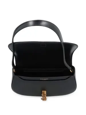 Saint Laurent Voltair Leather Mini Shoulder Bag - Black