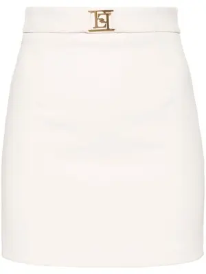 Elisabetta Franchi Logo-plaque Mini Skirt