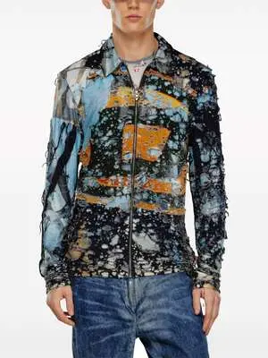 DIESEL® S-corn-peel Cotton Shirt