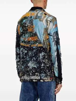DIESEL® S-corn-peel Cotton Shirt