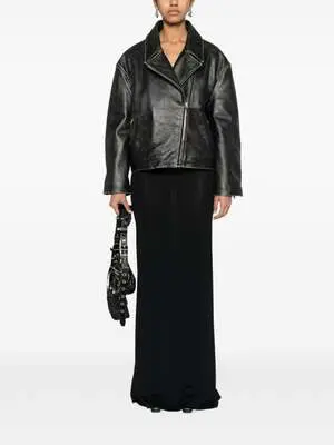 Acne Studios Distressed-effect Biker Jacket