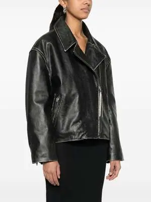Acne Studios Distressed-effect Biker Jacket