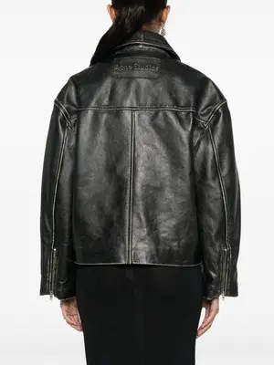 Acne Studios Distressed-effect Biker Jacket