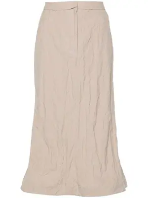 Acne Studios Crinkled Midi Skirt