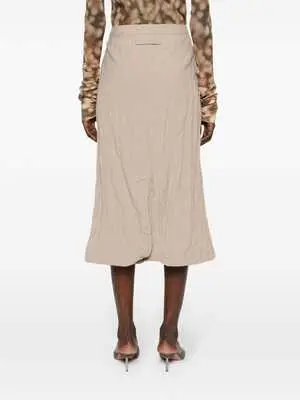 Acne Studios Crinkled Midi Skirt