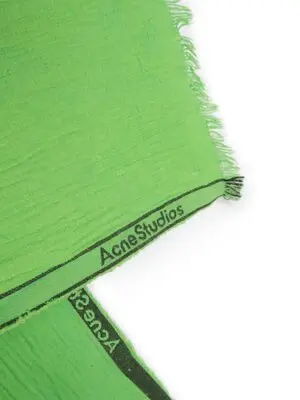Acne Studios Jacquard-logo Scarf