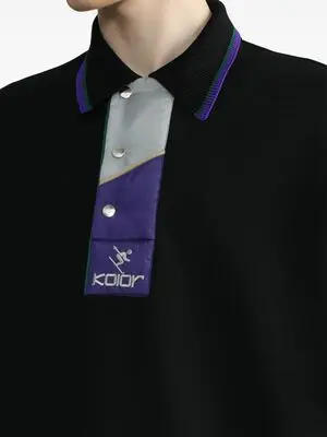 Kolor Logo-embroidered Polo Shirt