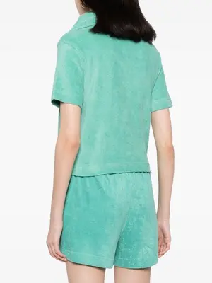 PATOU Half-zip Terrycloth Polo Shirt