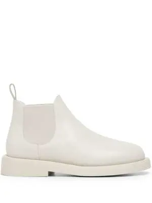 Marsèll Gommello Leather Chelsea Boots - White