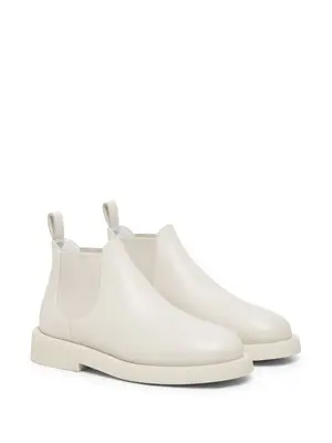 Marsèll Gommello Leather Chelsea Boots - White