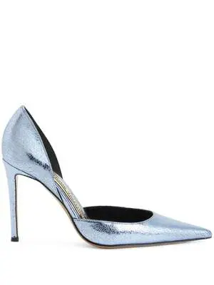 Alexandre Vauthier Metallic-effect Leather Pumps