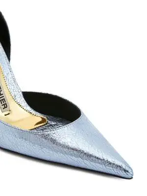 Alexandre Vauthier Metallic-effect Leather Pumps