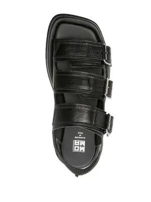 Moma Lux Buckled Leather Sandals