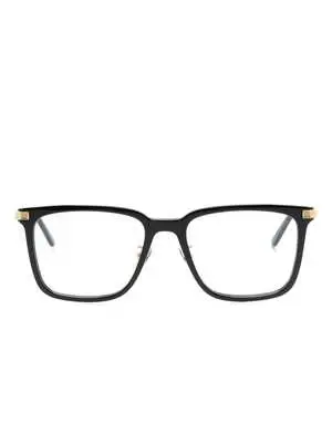 CARTIER Logo-engraved Square-frame Glasses - Black