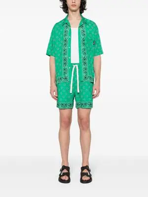 Palm Angels Paisley-print Deck Shorts