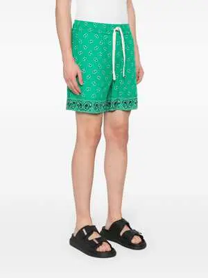 Palm Angels Paisley-print Deck Shorts