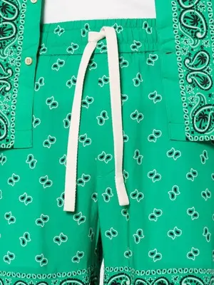 Palm Angels Paisley-print Deck Shorts