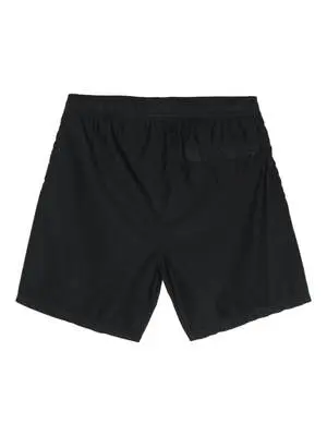 Stone Island Compass-patch Swim Shorts - Black
