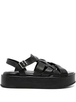 Moma Arizona Leather Platform Sandals