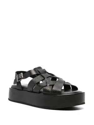 Moma Arizona Leather Platform Sandals