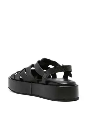 Moma Arizona Leather Platform Sandals