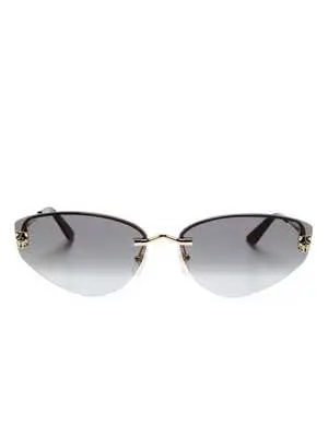 Cartier Tiger Head Geometric-frame Sunglasses