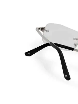 Cartier Square-frame Glasses - Silver