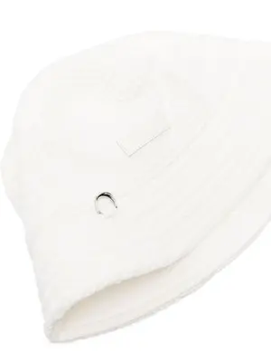 Jacquemus Le Bob Belo Bucket Hat - White