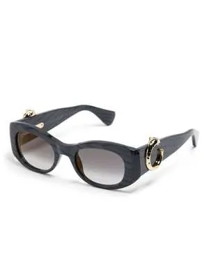 CARTIER Panthère De Rectangle-frame Sunglasses
