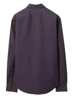 Burberry Striped Wool Shirt - Purple