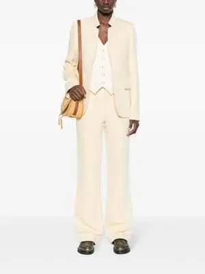 Zadig&Voltaire Pistol Mid-rise Flared Trousers - Yellow