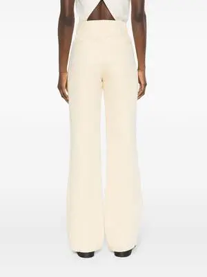 Zadig&Voltaire Pistol Mid-rise Flared Trousers - Yellow