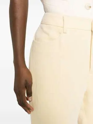 Zadig&Voltaire Pistol Mid-rise Flared Trousers - Yellow