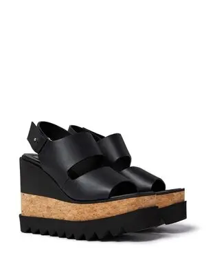 Stella McCartney Sneak-elyse Wedge Sandals