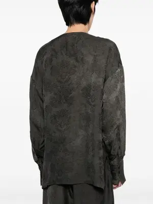 UMA WANG Patterned-jacquard Shirt