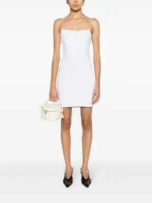 Jacquemus La Mini Robe Aro Cocktail Dress - White