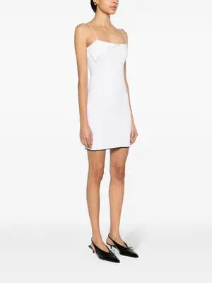 Jacquemus La Mini Robe Aro Cocktail Dress - White