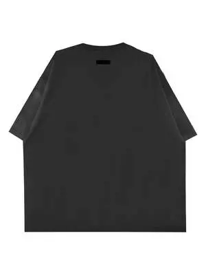 Fear Of God Logo-appliqué Cotton T-shirt - Black