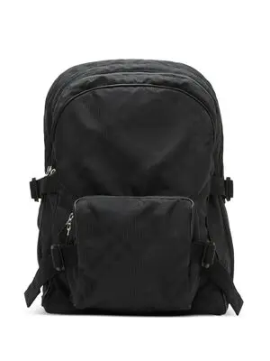 Burberry Check-print Jacquard Backpack - Black