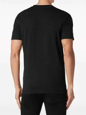 Philipp Plein Dripping Skull Cotton T-shirt