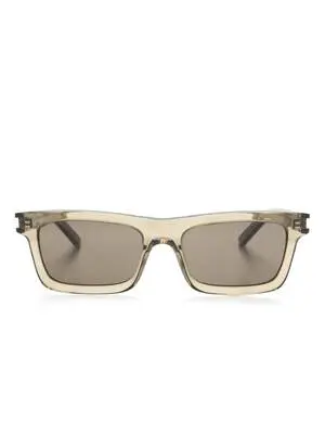 Saint Laurent Betty Square-frame Sunglasses - Brown